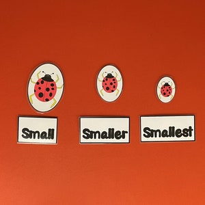 Small, Smaller, Smallest Ladybug Matching Activity, Put the Ladybugs in ...