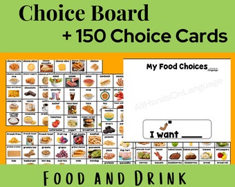 Food Choice Board Autism - Etsy