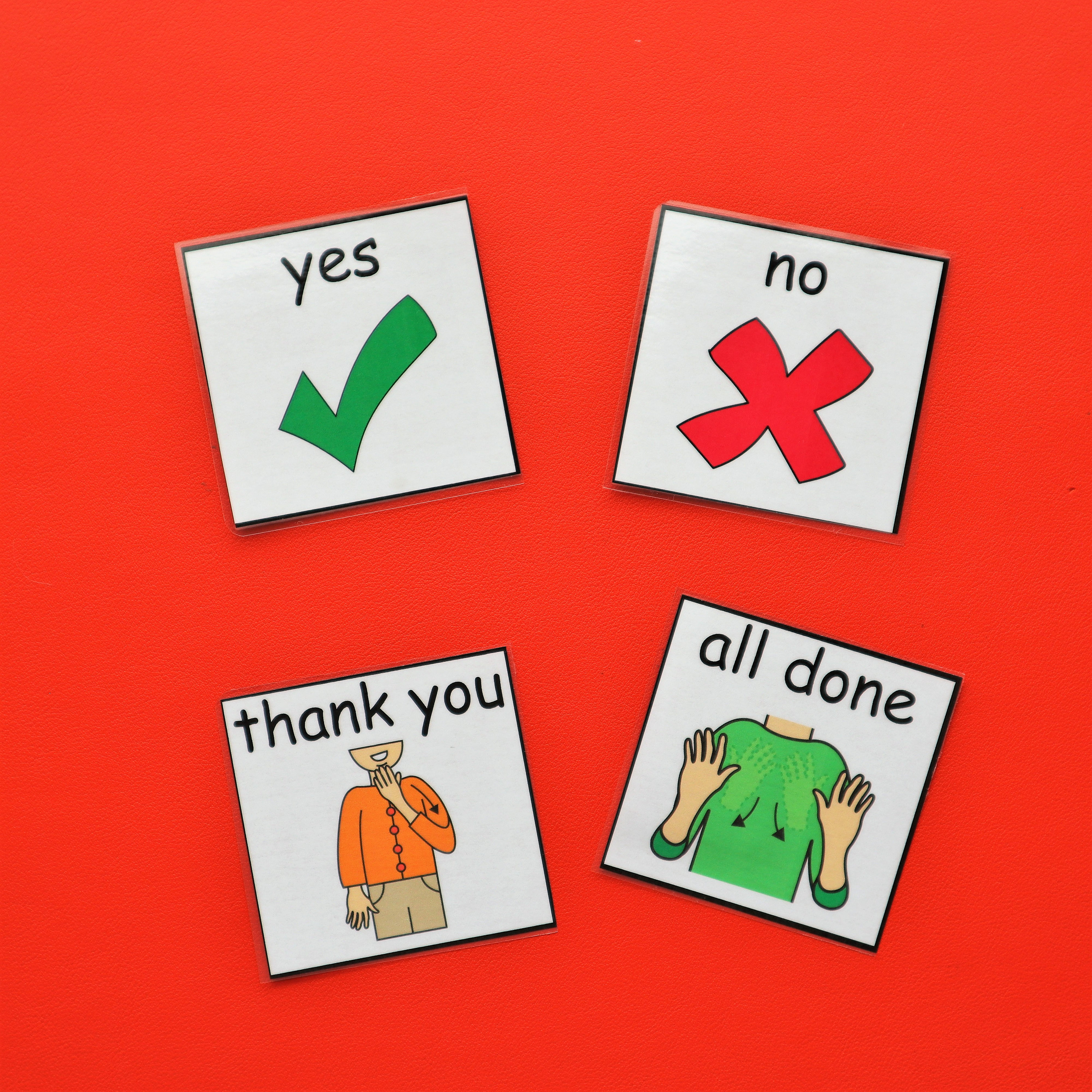 Communication Cue Cards 12 Core Vocabulary Messages 3 Inch - Etsy