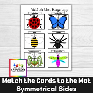 Match the Bug Halves Interactive Activity, Left and Right, Symmetry ...