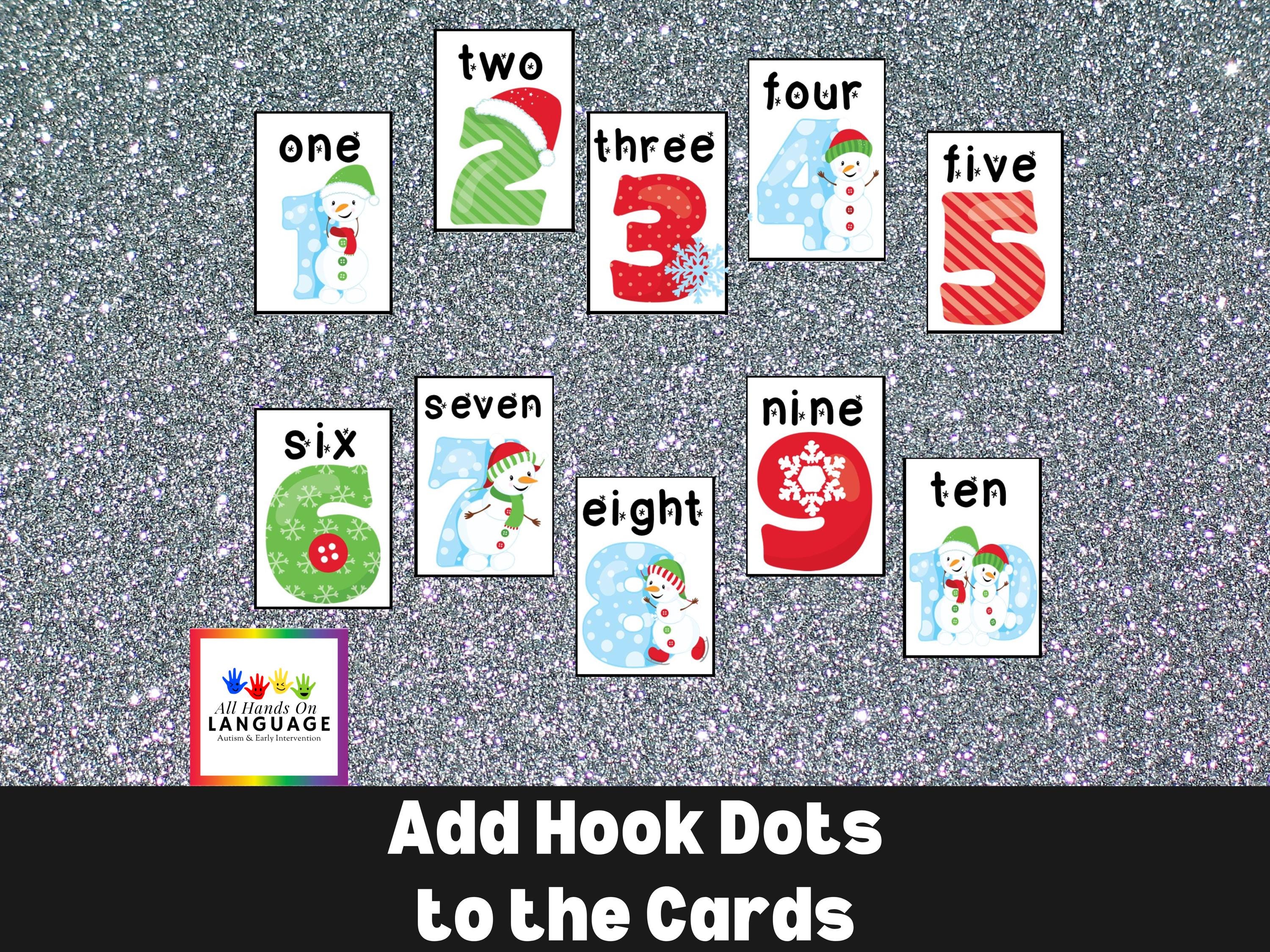 Christmas Count & Match Activity, Numbers 1-10, Autism and Preschool ...