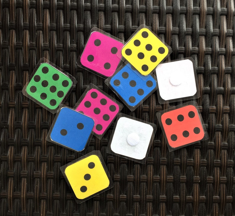 Dice Numbers 1-10 Count and Match Activity Autism Toddler | Etsy Dice Numbers 1-10 Count and Match Activity Autism Toddler | Etsy