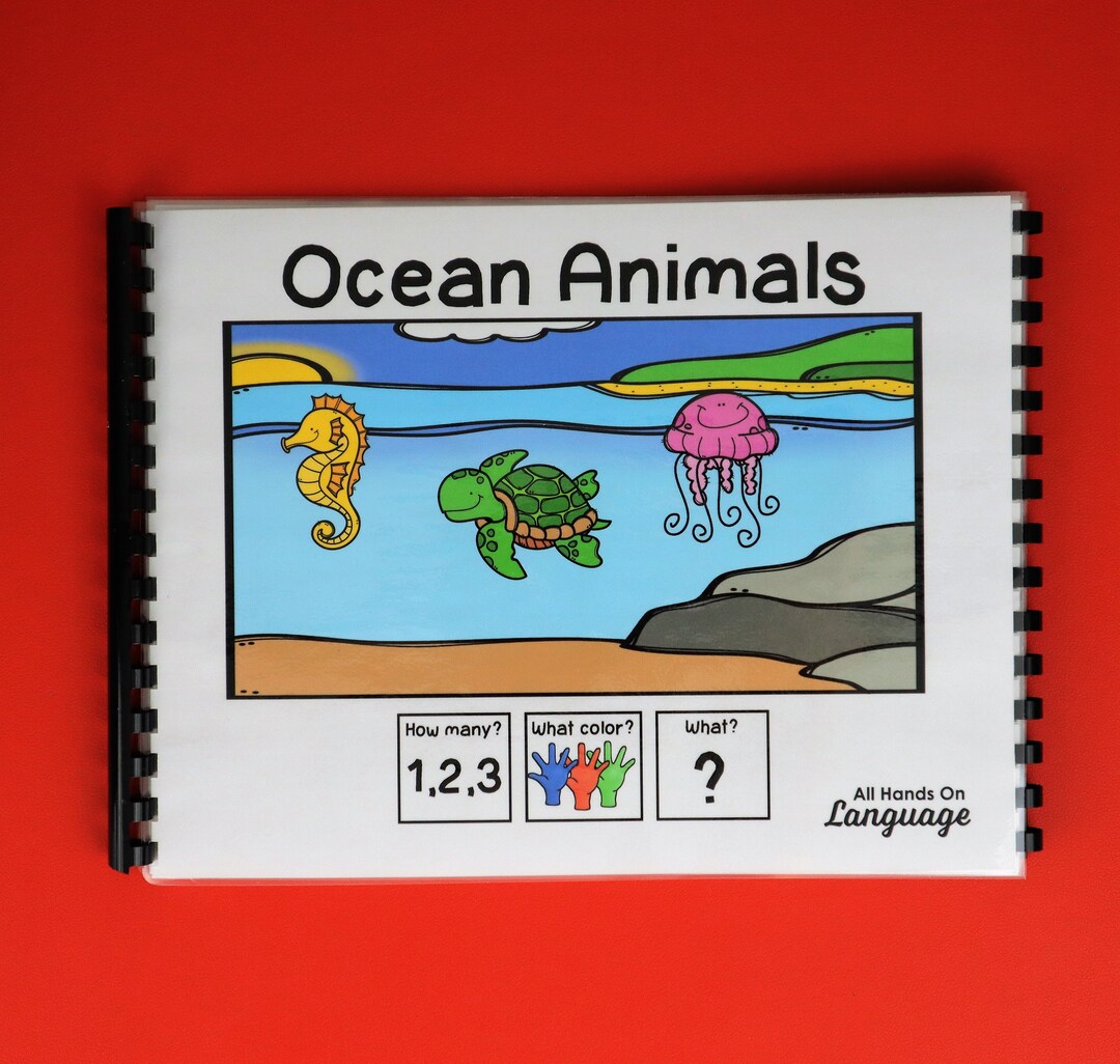 Ocean Animals How Many What Color What Interactive Book With Built-in ...