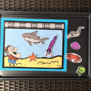 Mermaid Swallowed a Shark Story Companion: Sequencing & Retell ...