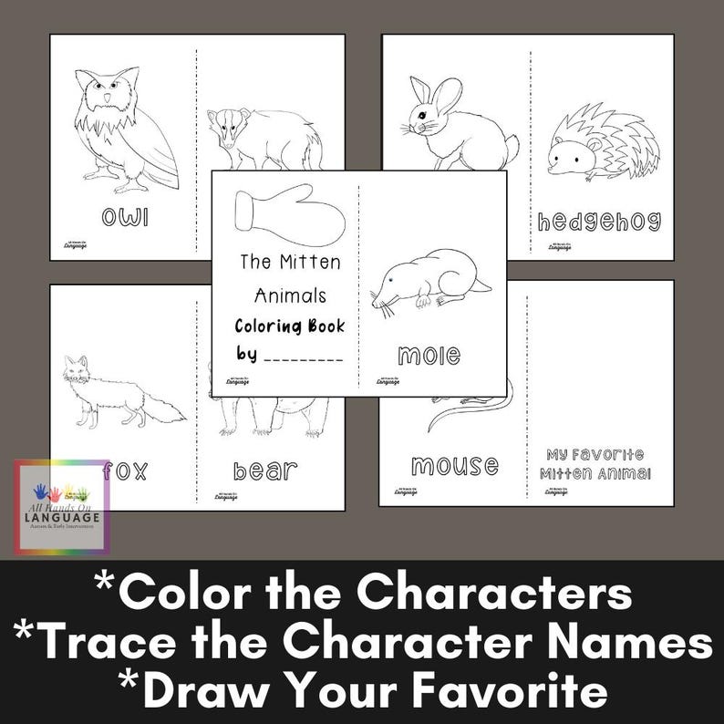 The Mitten Story Companion: Characters, Props & Activities to Retell ...