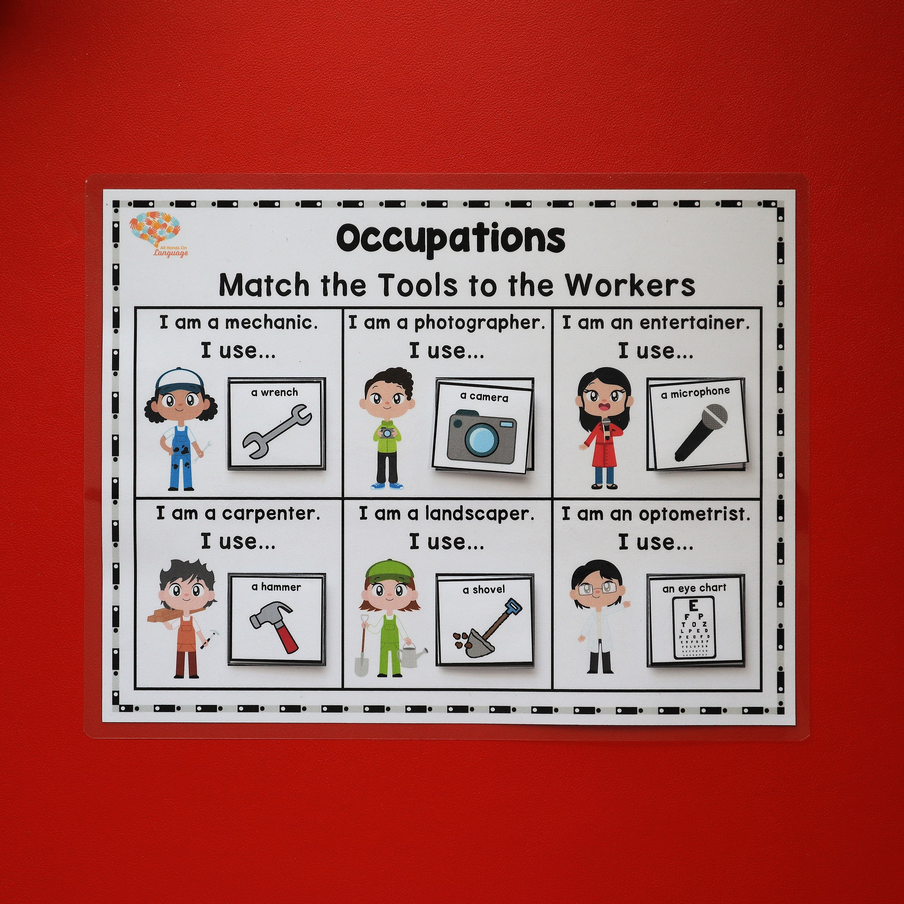 Community Workers and Tools Matching Activity Match the Tool - Etsy