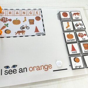 I See ORANGE... Interactive Book and Sentence Formulation Activity ...
