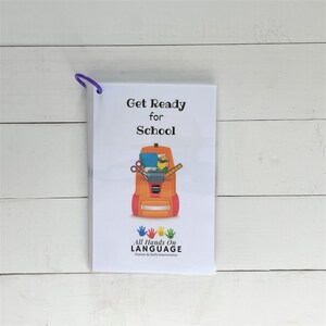 Get Ready for School Interactive Mini Book With Choice Board and 10 ...