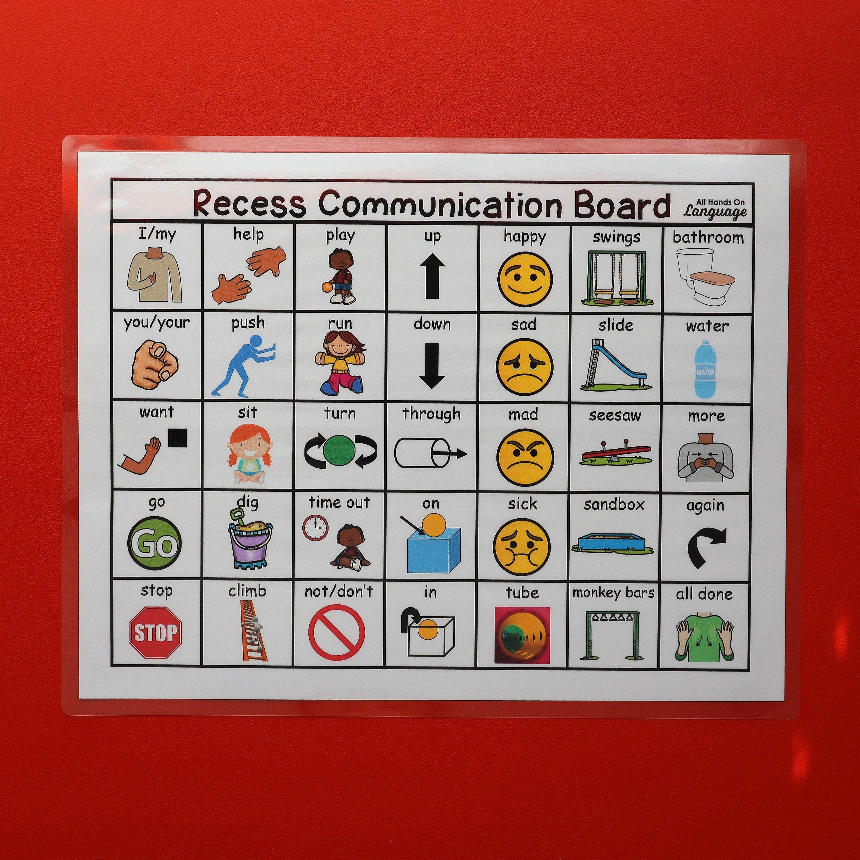 Toys & Games Learning & School Aided Language Pre Verbal ASL Non Verbal ...