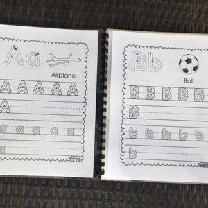 Alphabet Workbook to Practice Writing Uppercase and Lowercase - Etsy