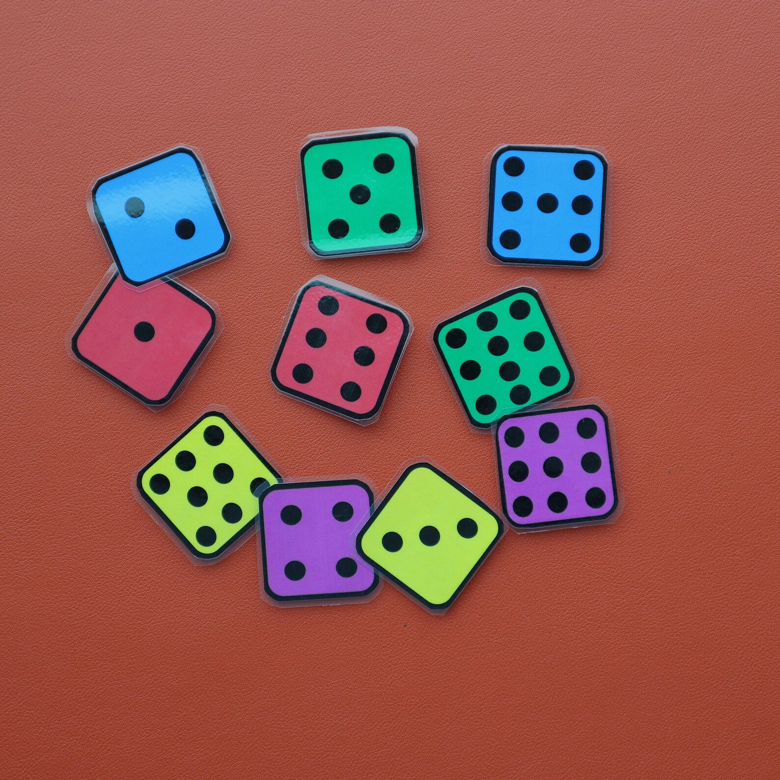 Dice Numbers 1-10 Count and Match Activity Count Dots and - Etsy