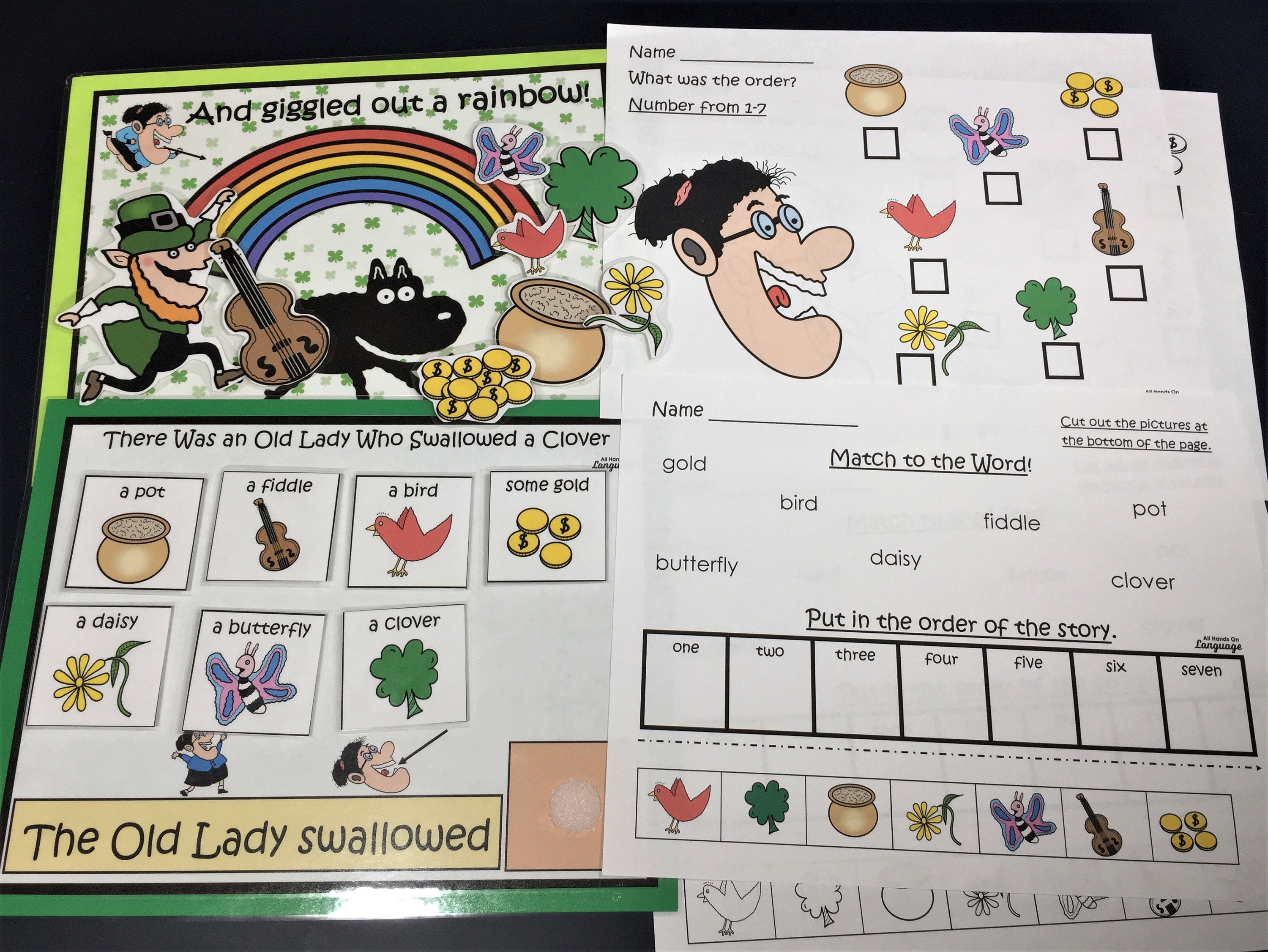 Sentence Formulation Sequencing Easter Speech Language Autism Matching ...