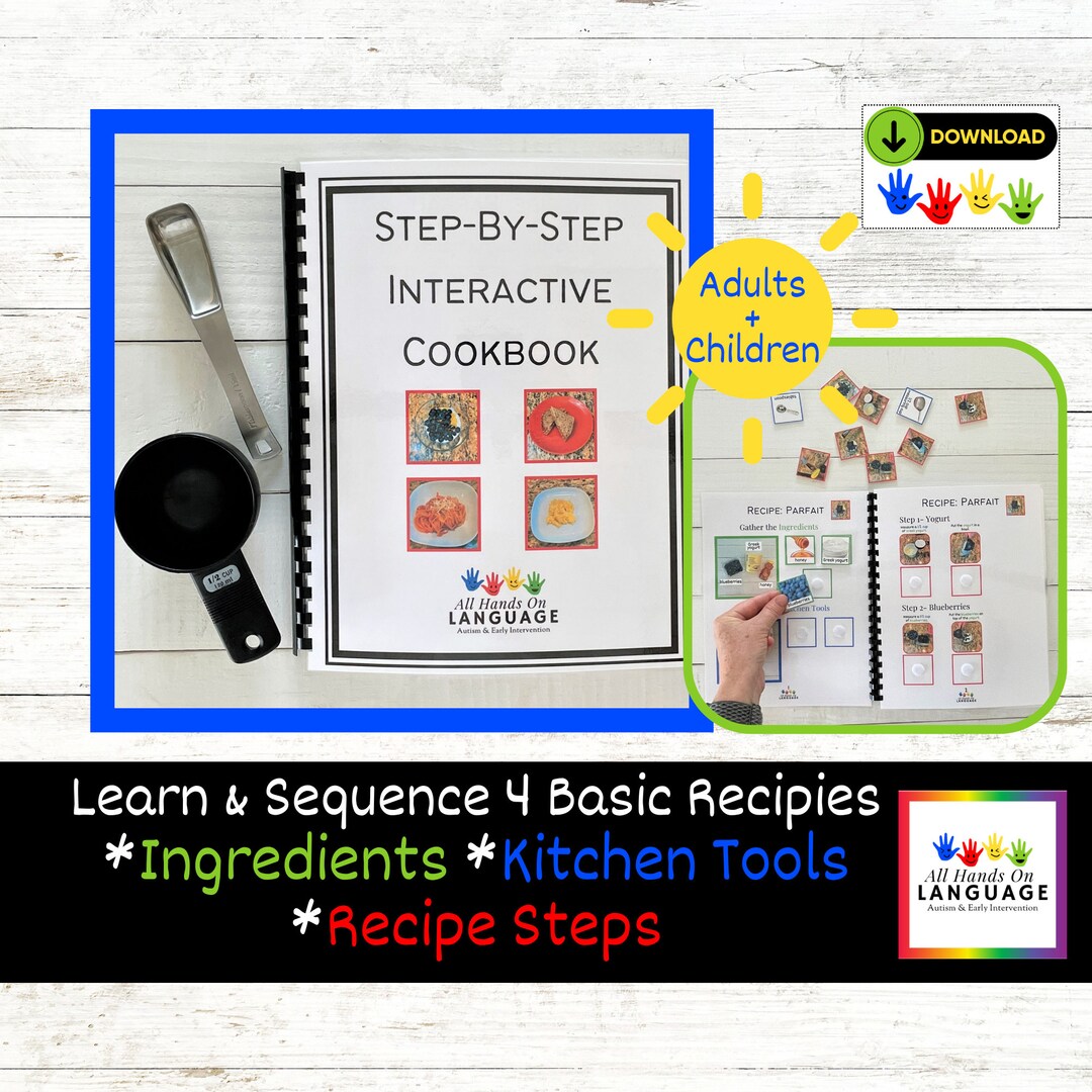 Step-by-step Interactive Cookbook, Match Ingredients Kitchen Tools ...