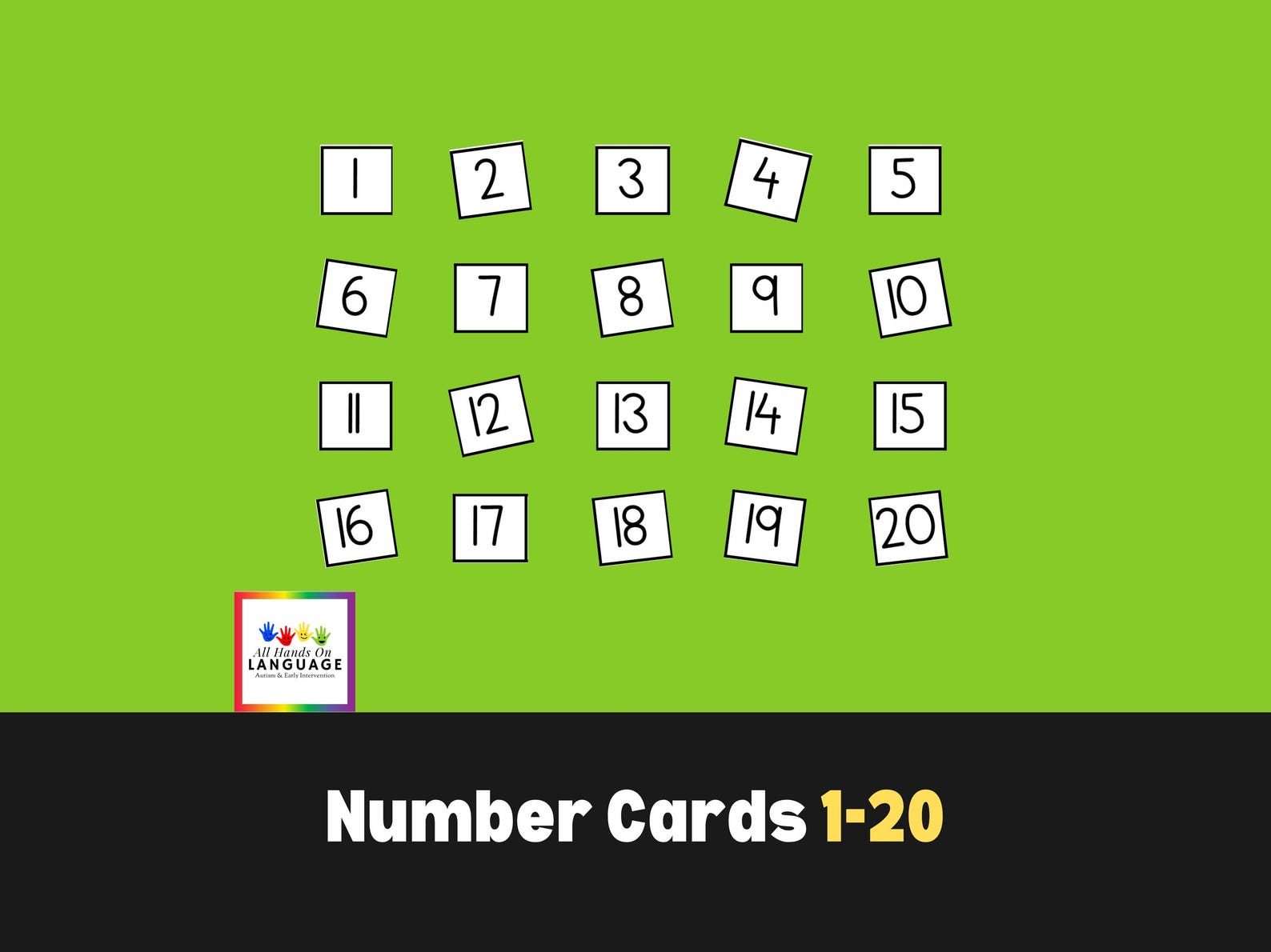 Numbers 1-20 Match the Number to the Word Activity, Numbers in Sequence ...