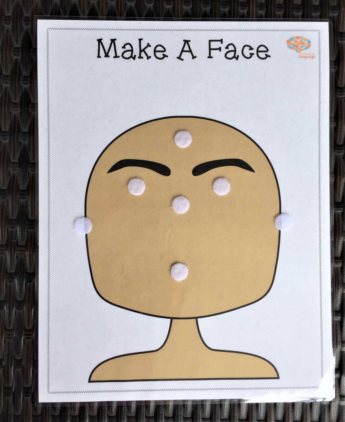 Make A Face Activity: Preschool Printable Game (PDF) - Etsy