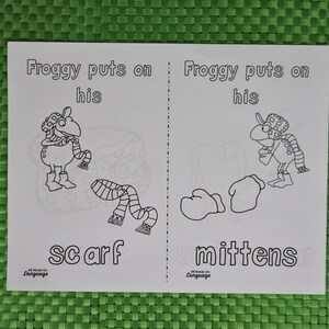 Froggy Gets Dressed Narrative Retell Activities Kit Dress - Etsy UK