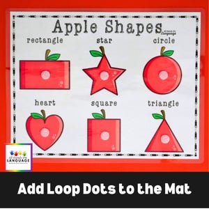 Apple Shapes Matching Activity: Preschool Printable (PDF) - Etsy