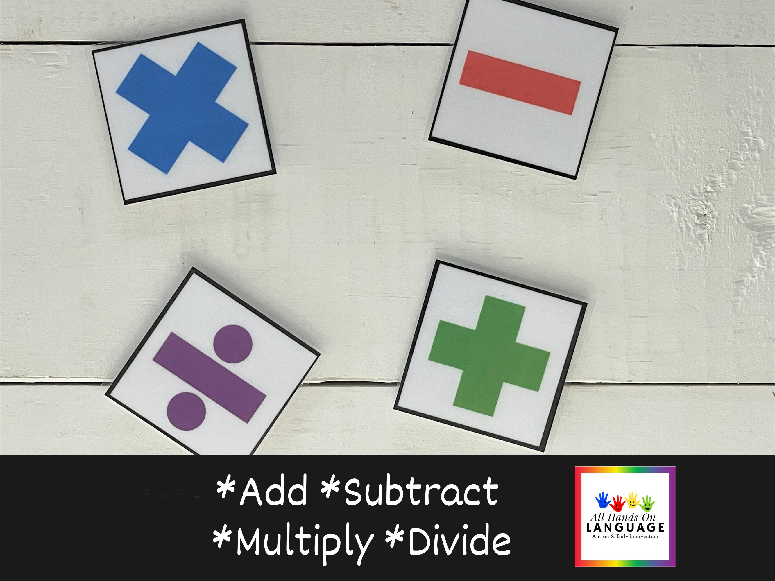 Interactive Math Activity Board: Number Cards for Addition, Subtraction ...