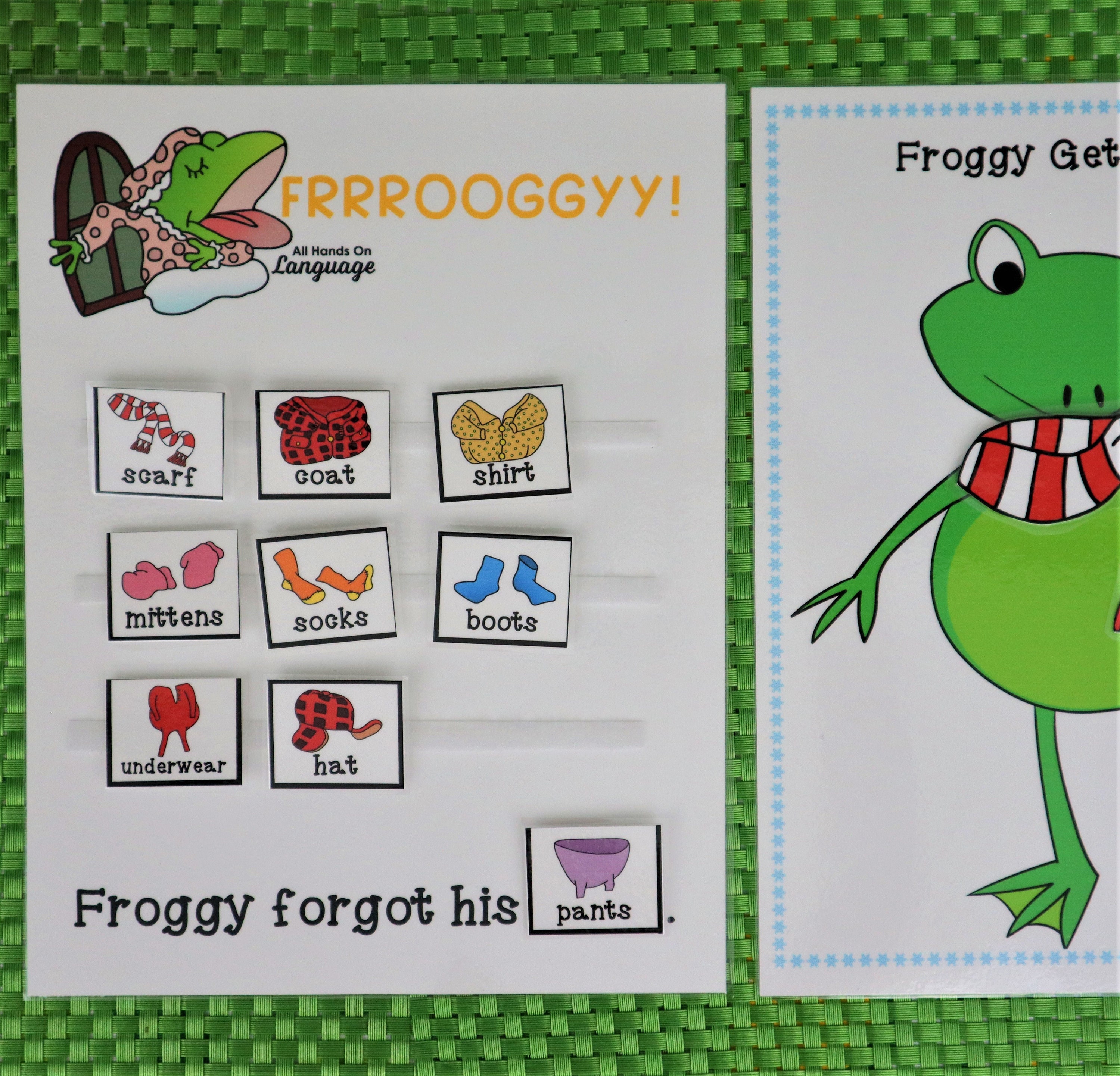 Froggy Gets Dressed Narrative Retell Activities Kit Dress - Etsy UK