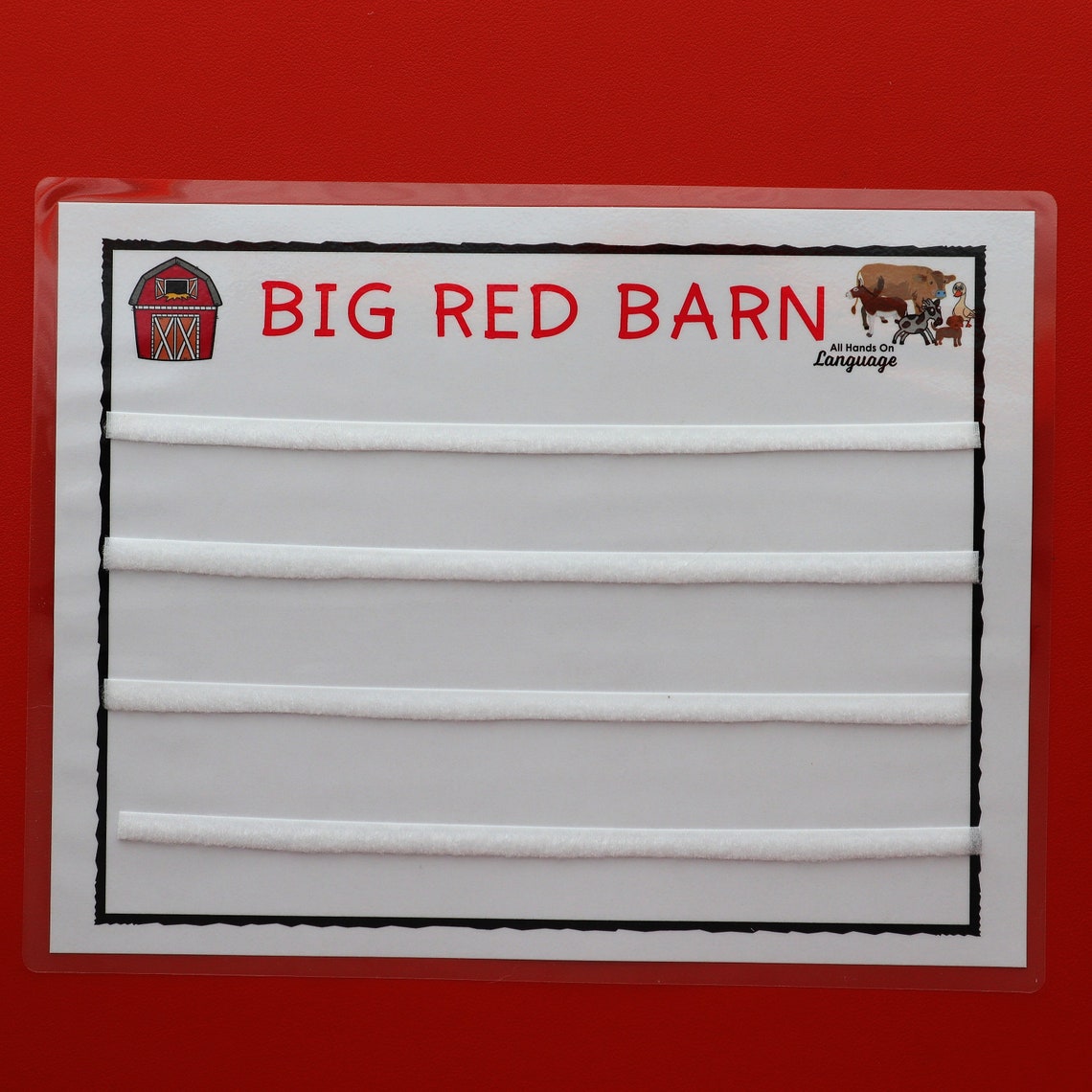 Big Red Barn Story Companion Set 28 Pictured Story Vocabulary - Etsy