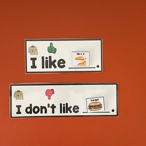 Autism Speech Therapy: Basic Sentence Strips (PDF Printable) - Etsy