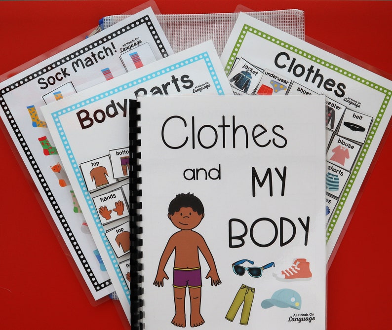 Clothes and My Body Interactive Book Set Darker Skin Male 30 - Etsy
