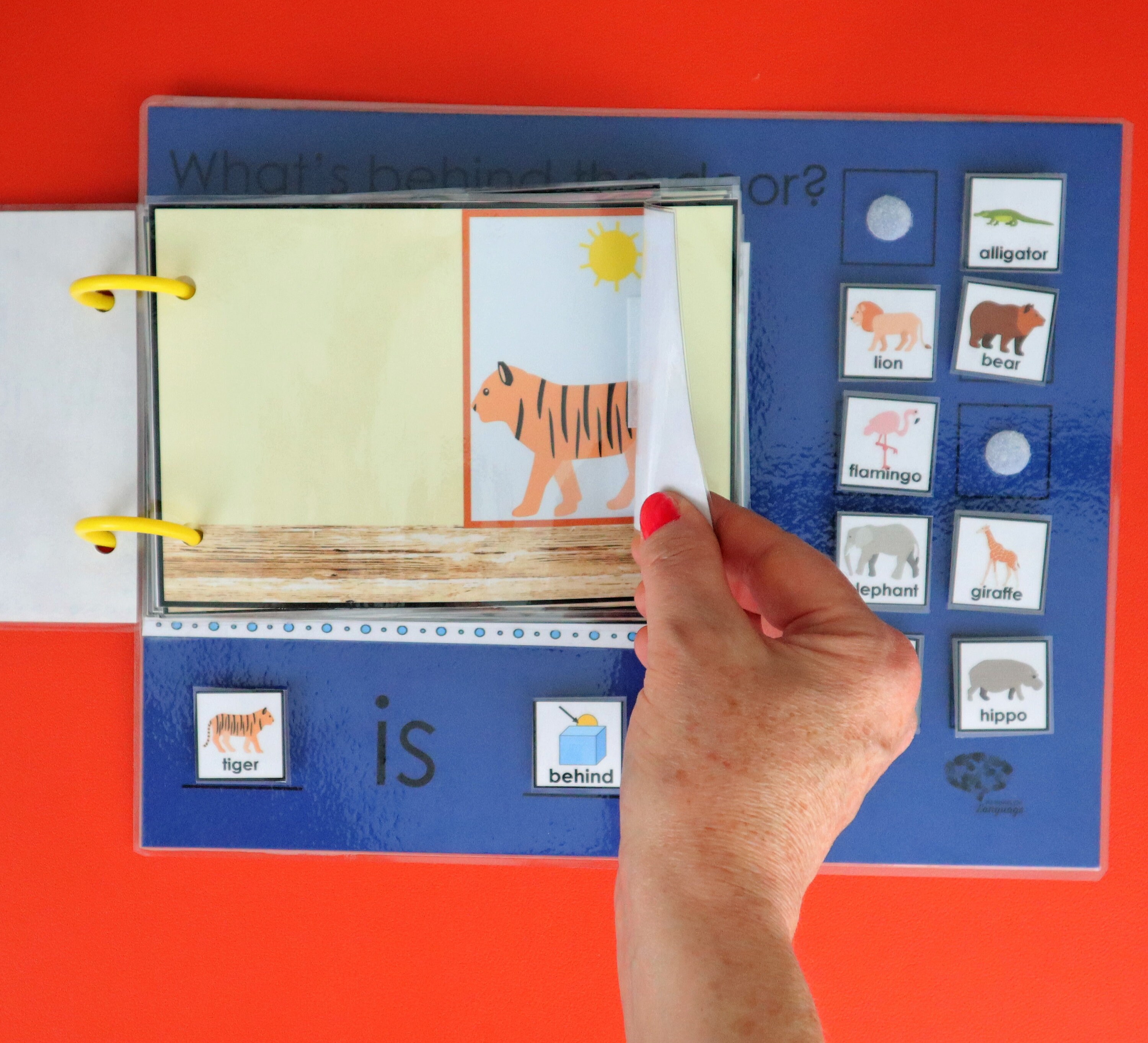 What's Behind the Door Interactive Flap Book Simplified - Etsy