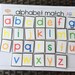 Lowercase Alphabet Matching Activity, Match the Colorful Letters to ...