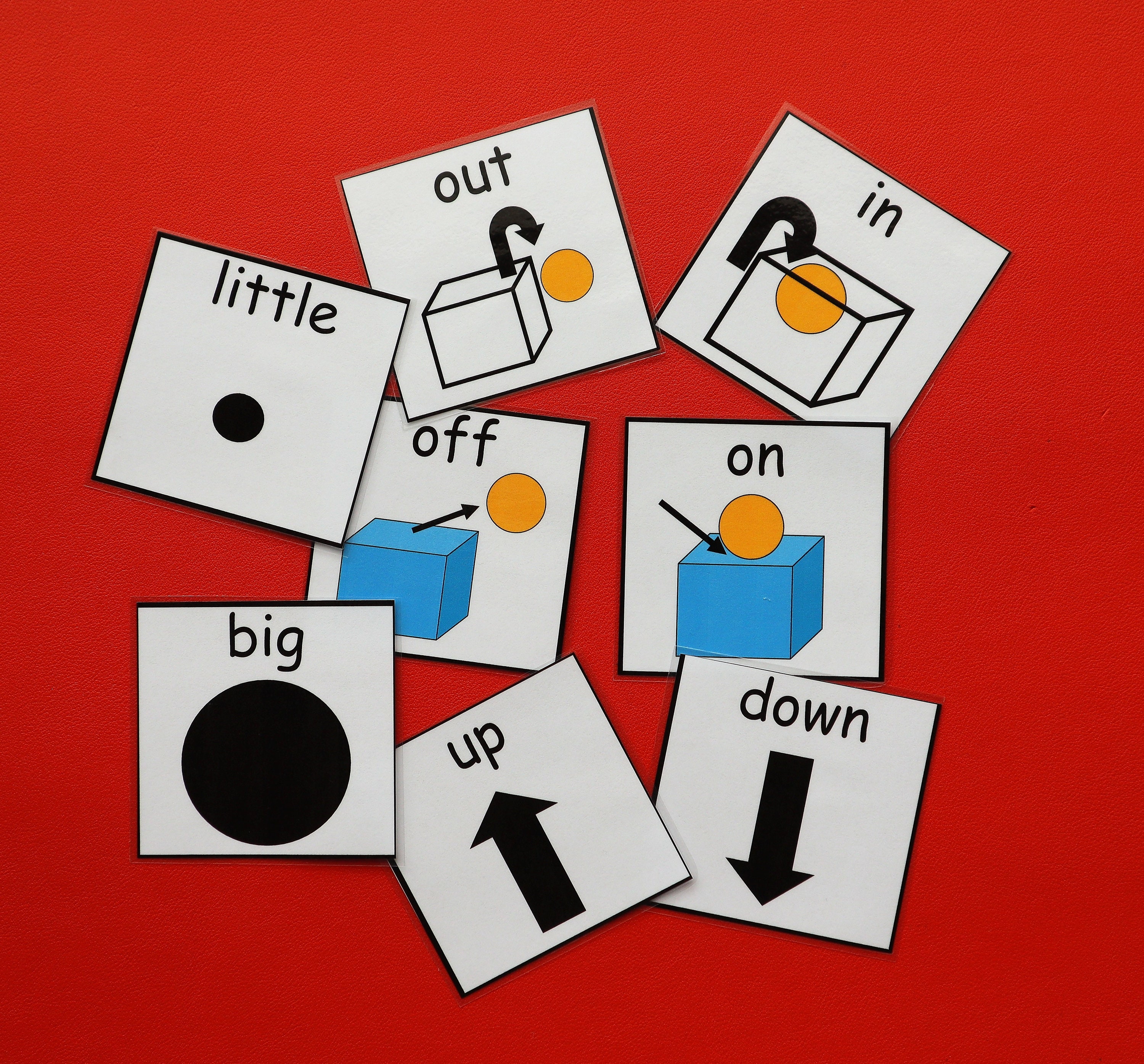 Core Vocabulary Cue Cards: 48 Messages, AAC Aided-language (PDF ...