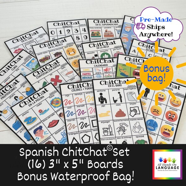 Spanish Communication Board - Etsy