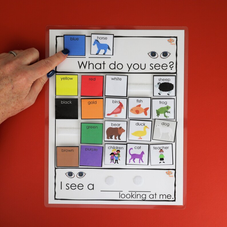 Brown Bear Brown Bear Story Companion Colors and Animals on - Etsy