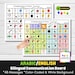 Set of 4 Interactive Antonym Matching Activity Sheets, 10 Opposite ...
