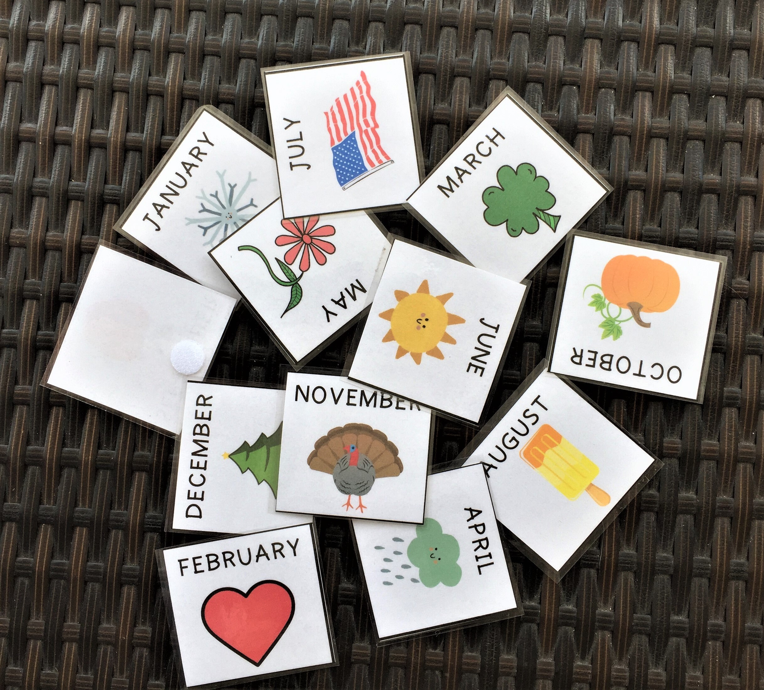 Months of the Year Matching Activity Labeled Months With - Etsy