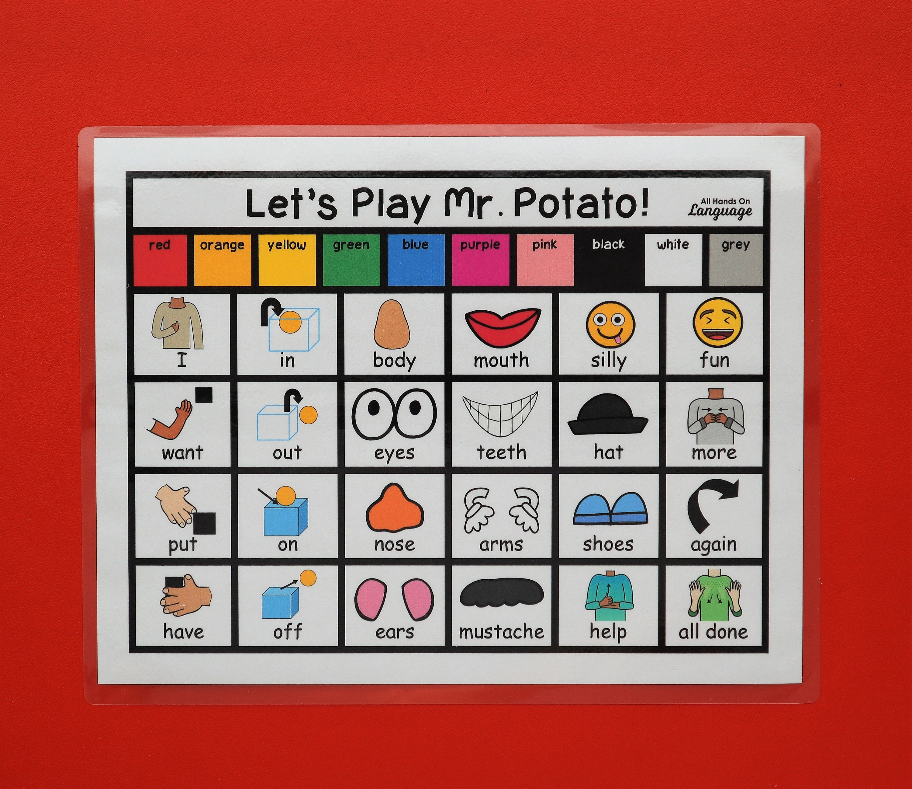 Toys & Games Learning & School Aided Language Pre Verbal ASL Non Verbal ...