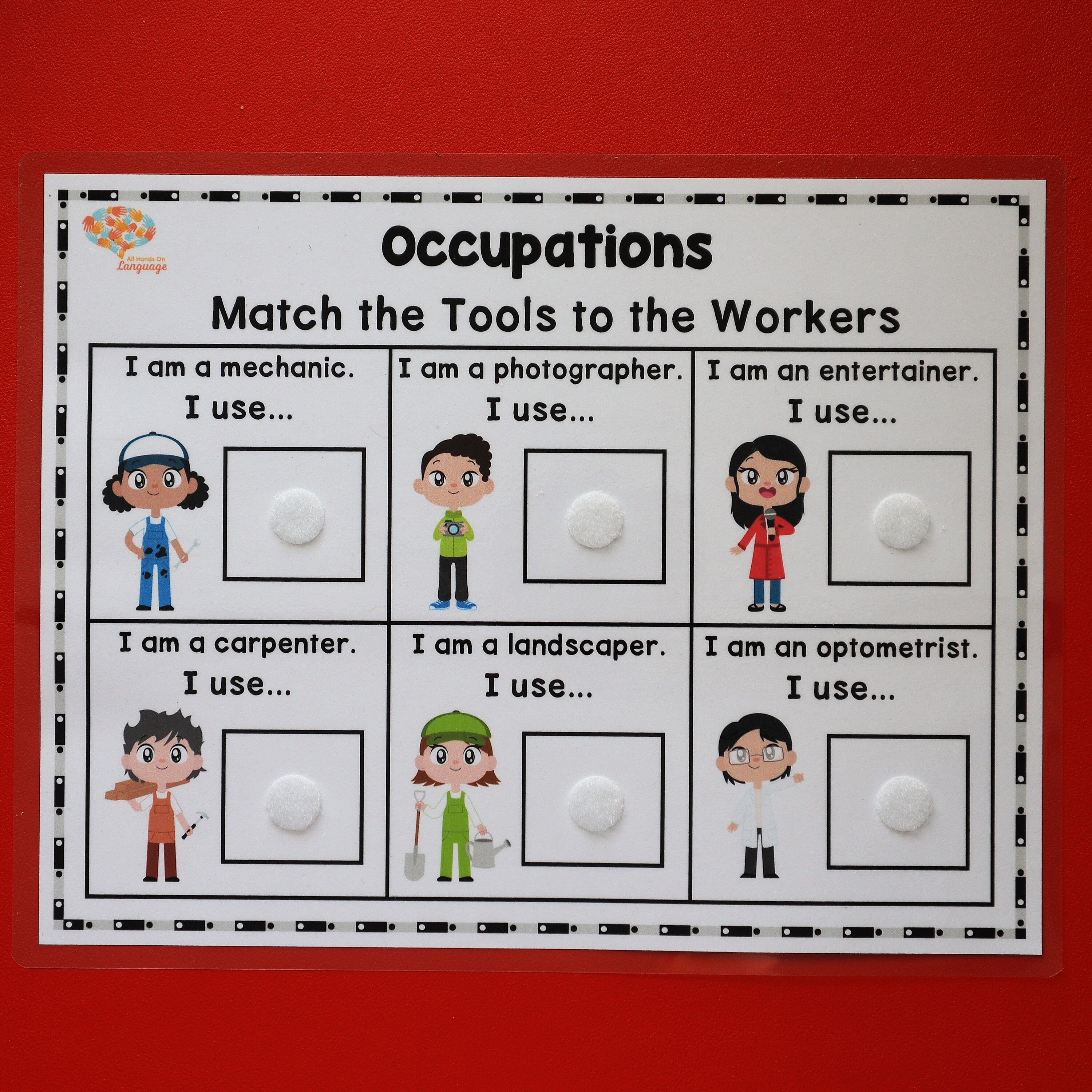 Community Workers and Tools Matching Activity Match the Tool - Etsy