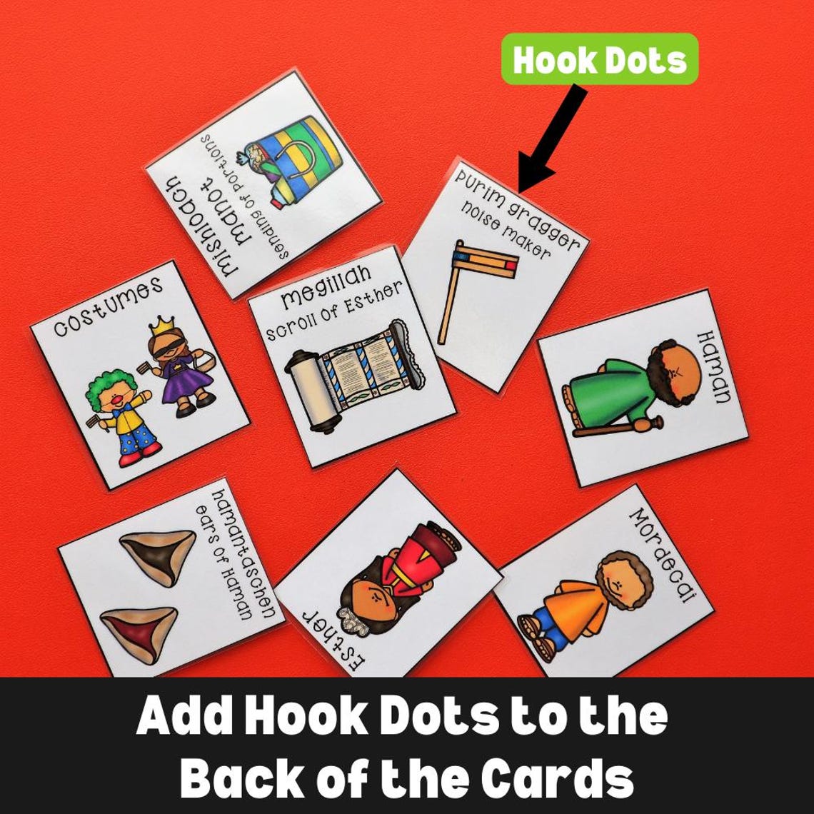 Purim Matching Game: Jewish Holiday Activity (printable PDF) - Etsy