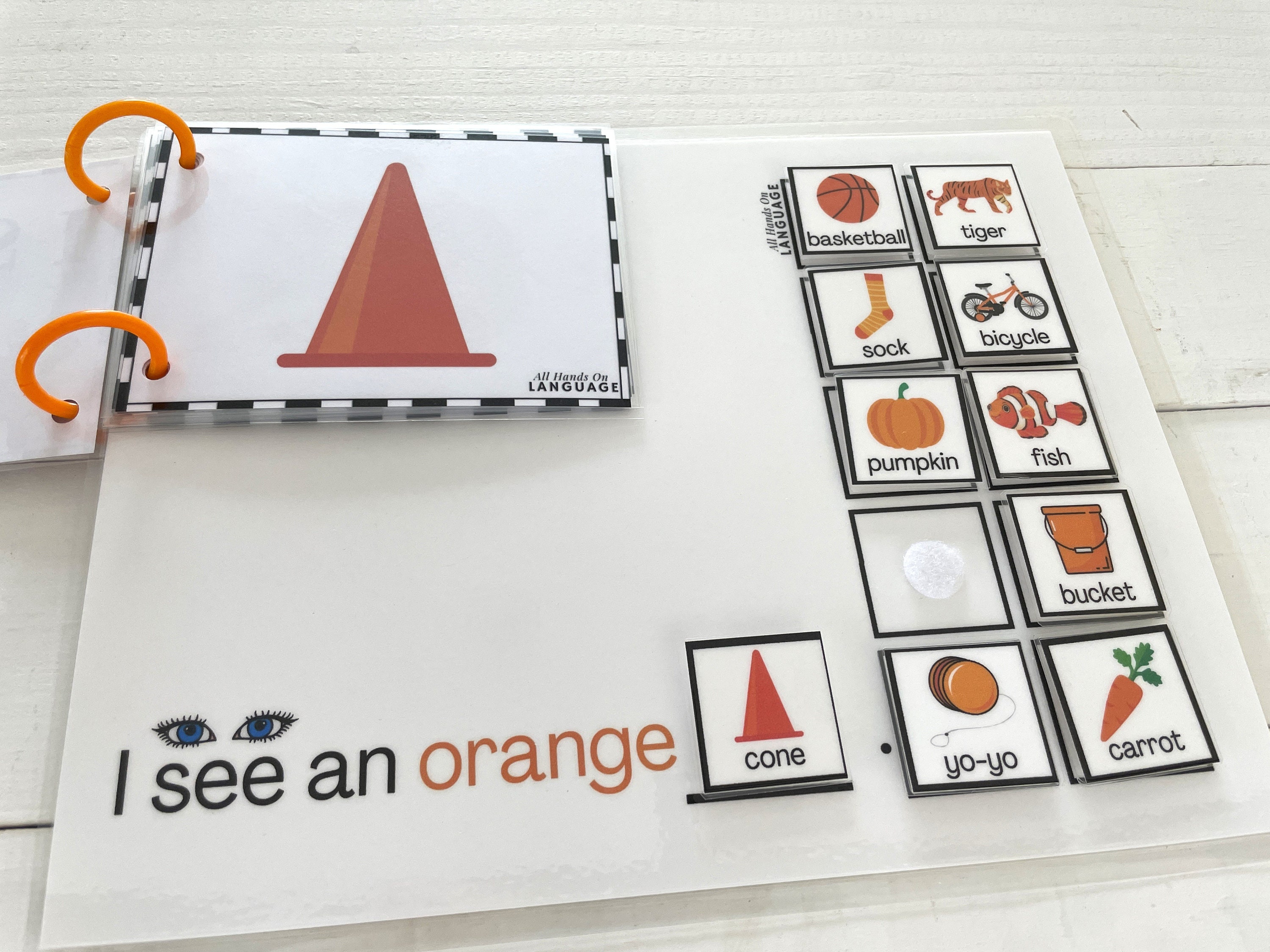 I See ORANGE... Interactive Book and Sentence Formulation Activity ...