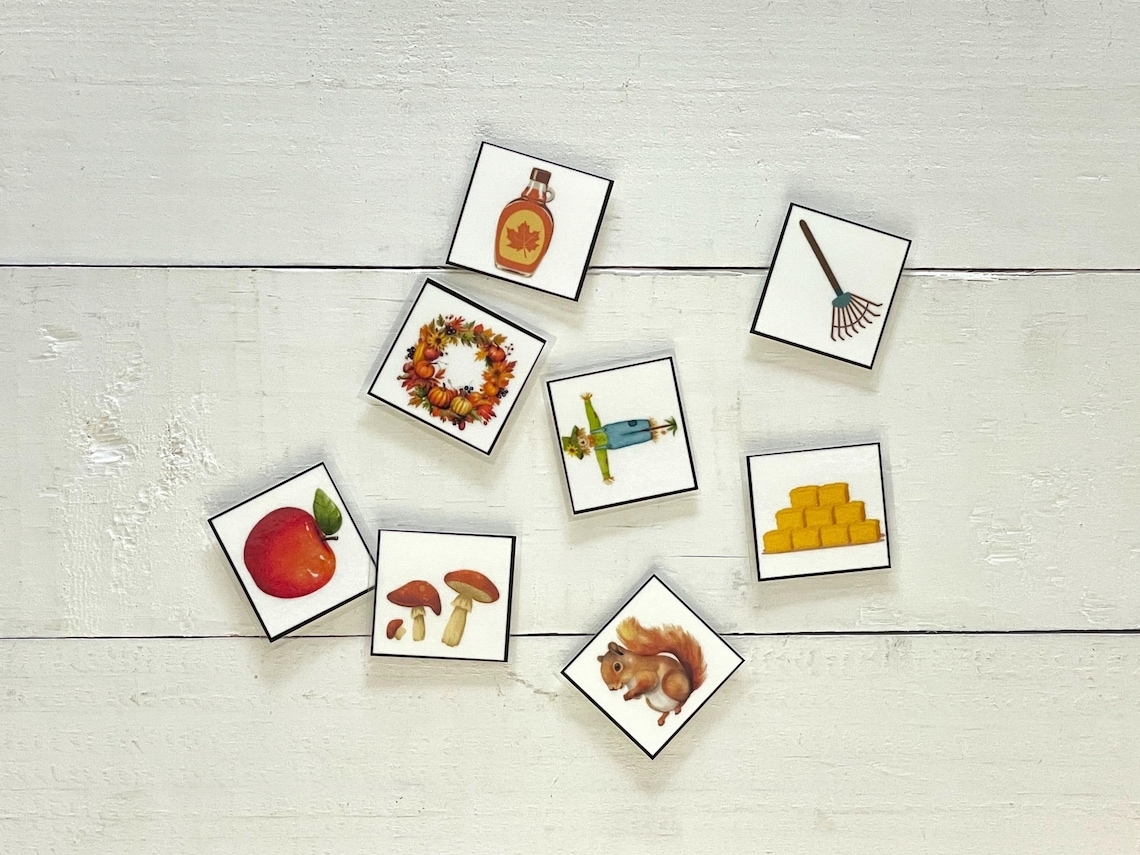 Fall-themed What Goes With This? Associations Matching Activity, Autumn ...