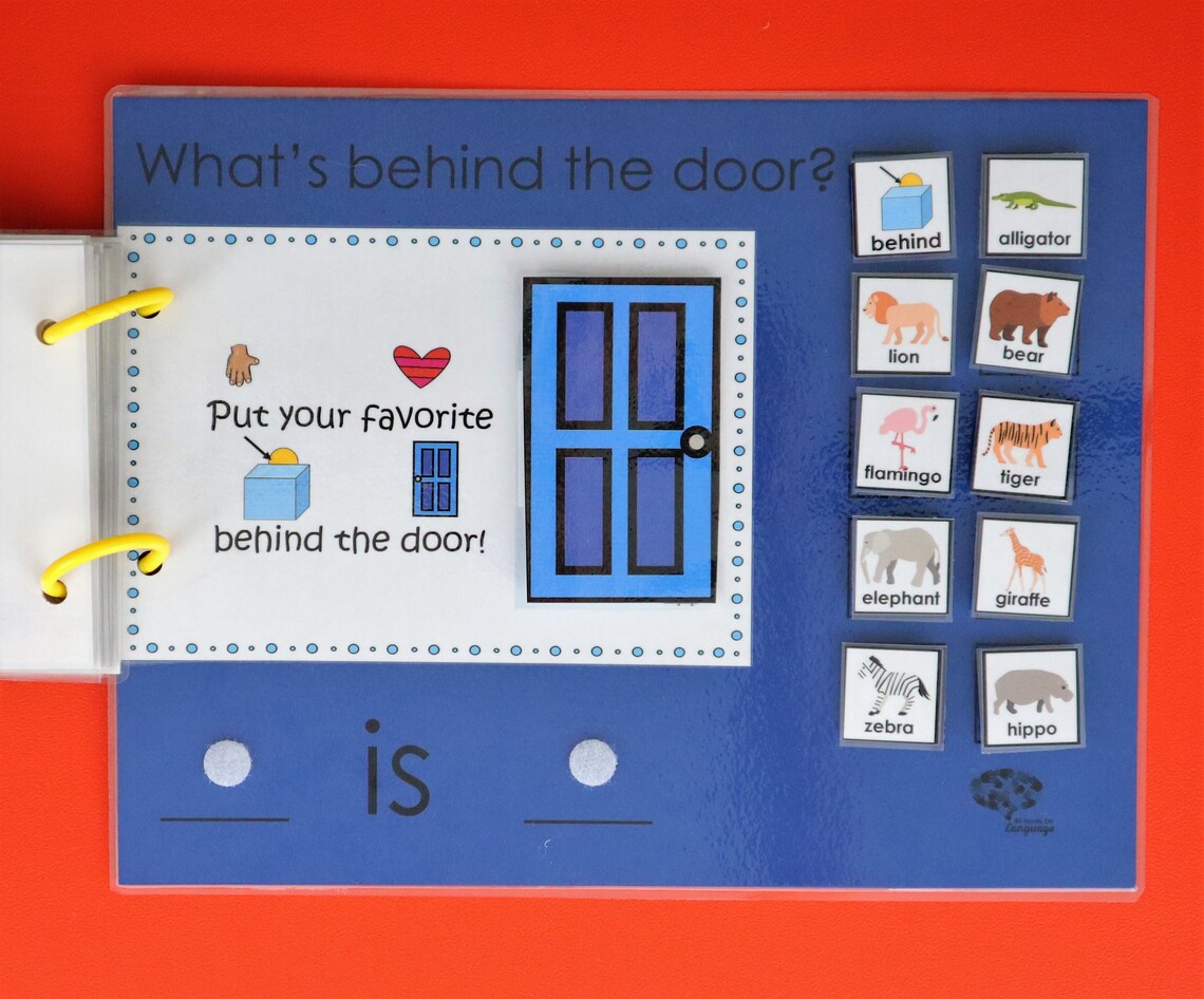 What's Behind the Door Interactive Flap Book Simplified - Etsy