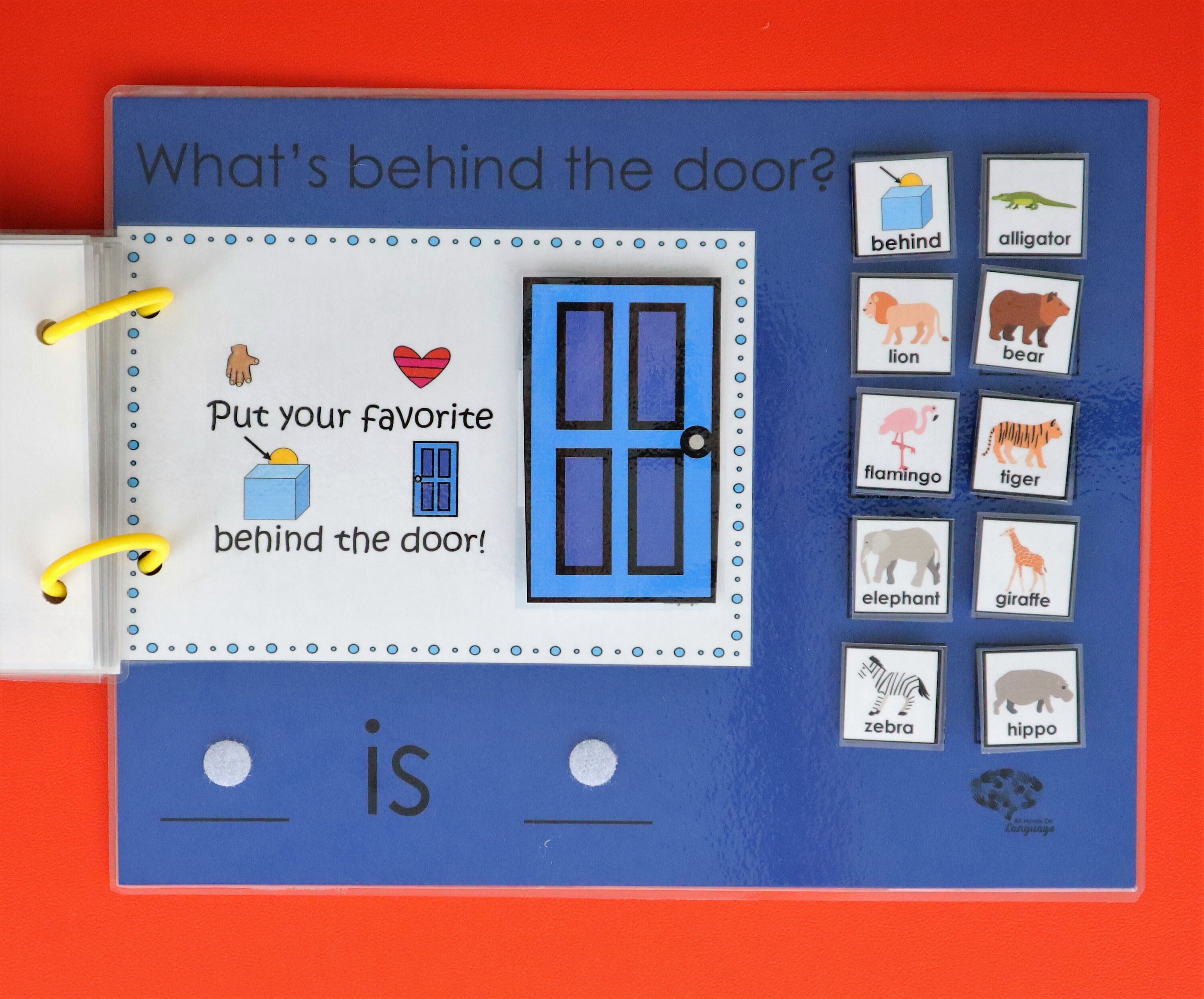 What's Behind the Door Interactive Flap Book Simplified - Etsy