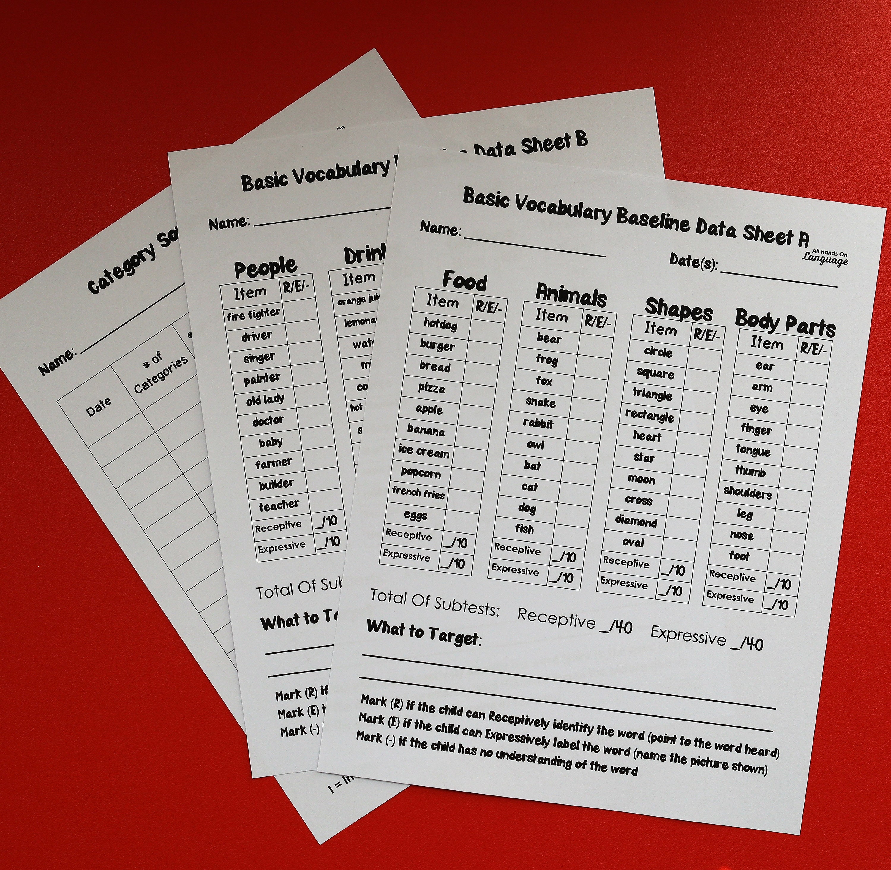 Basic Categories Sort and Label Set 8 Categories 80 Sorting - Etsy