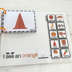 I See ORANGE... Interactive Book and Sentence Formulation Activity ...