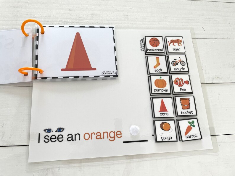 I See ORANGE... Interactive Book and Sentence Formulation Activity ...