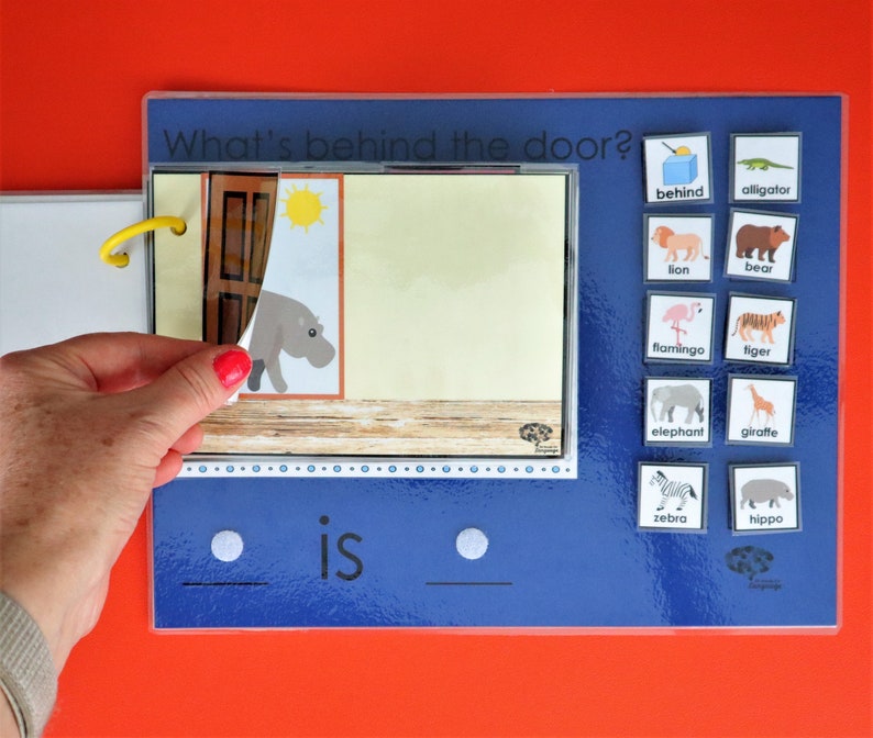 Preposition Interactive Books Bundle: Sentence Building, Speech Therapy ...