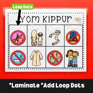 Yom Kippur Matching Activity: Jewish Holiday Traditions (printable PDF ...