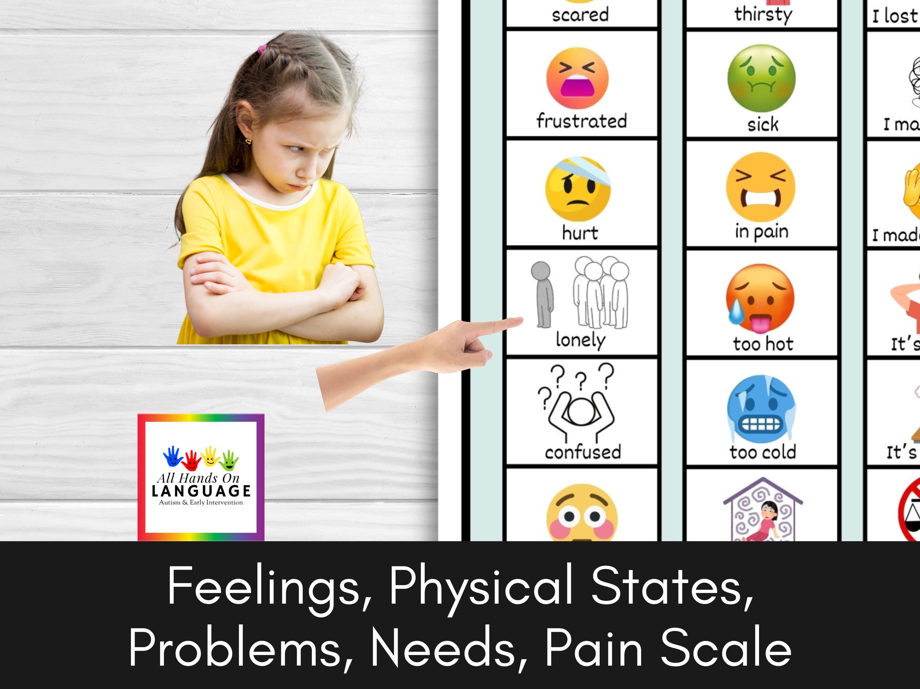 Social-emotional Communication Board: Autism, AAC (PDF Printable) - Etsy