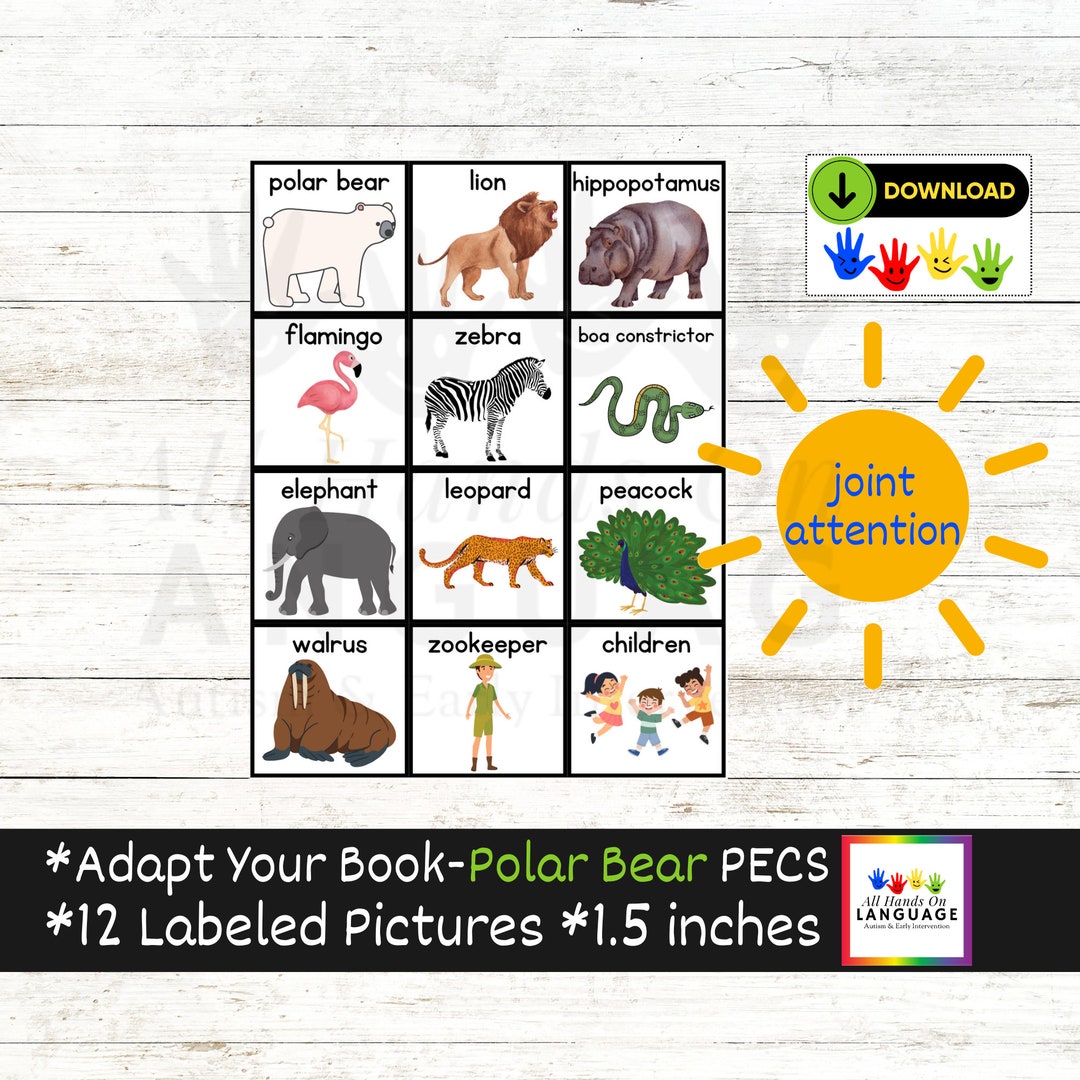 Polar Bear, Polar Bear Adapt YOUR Book Picture Set, Match to the Story ...