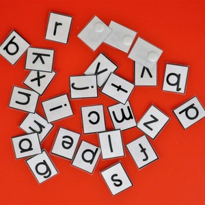 Lowercase Alphabet Matching Activity, Match Black Letters, Reduced ...