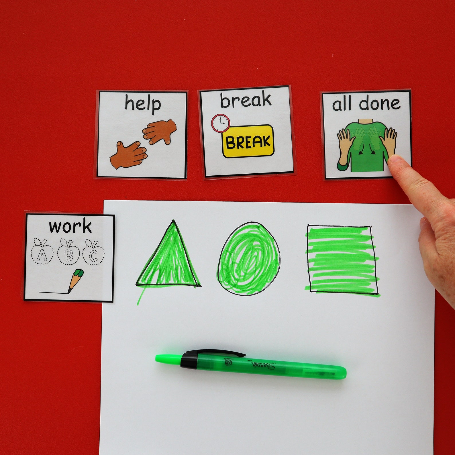 Communication Cue Cards 12 Core Vocabulary Messages 3 Inch - Etsy