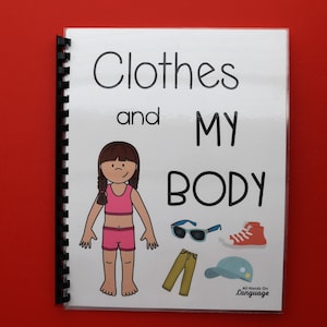 Clothes and My Body Interactive Book Set Lighter Skin Female, 30 ...